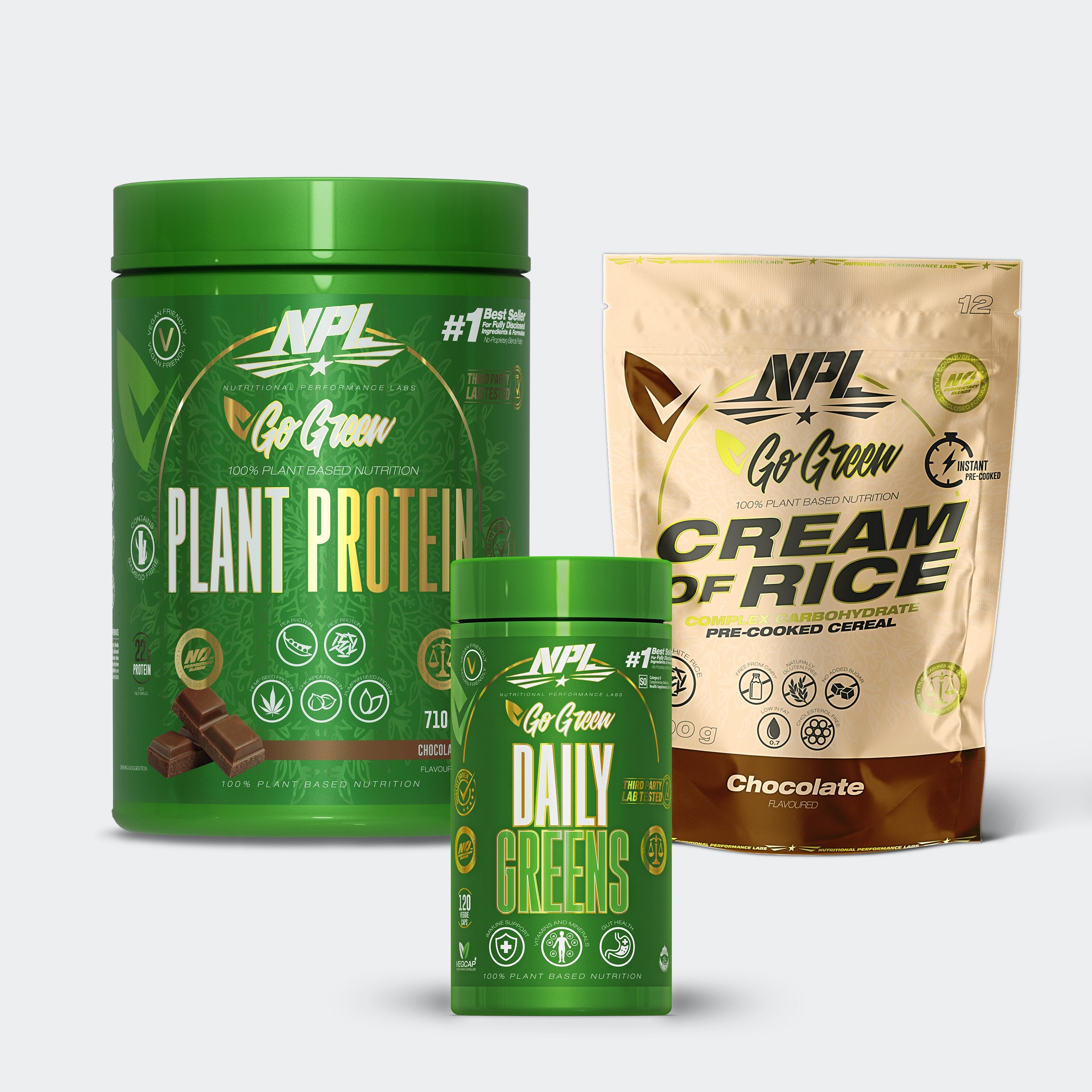 NPL Go Green - Vegan and plant-based supplements - Nutritional ...