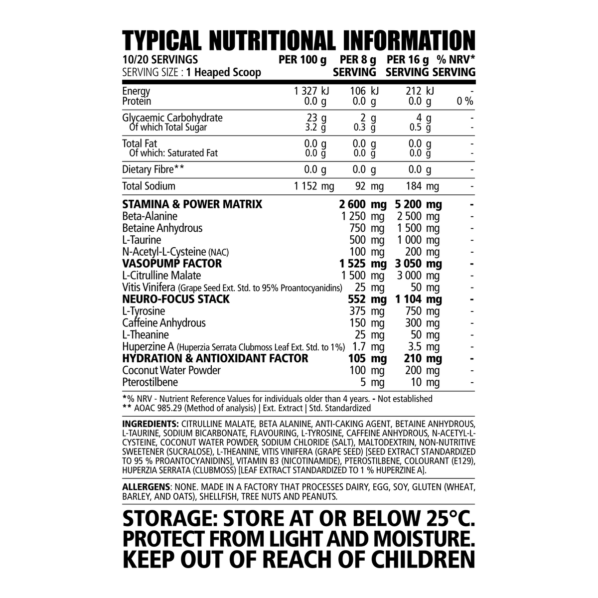 Anarchy Pre-Workout - Nutritional Performance Labs