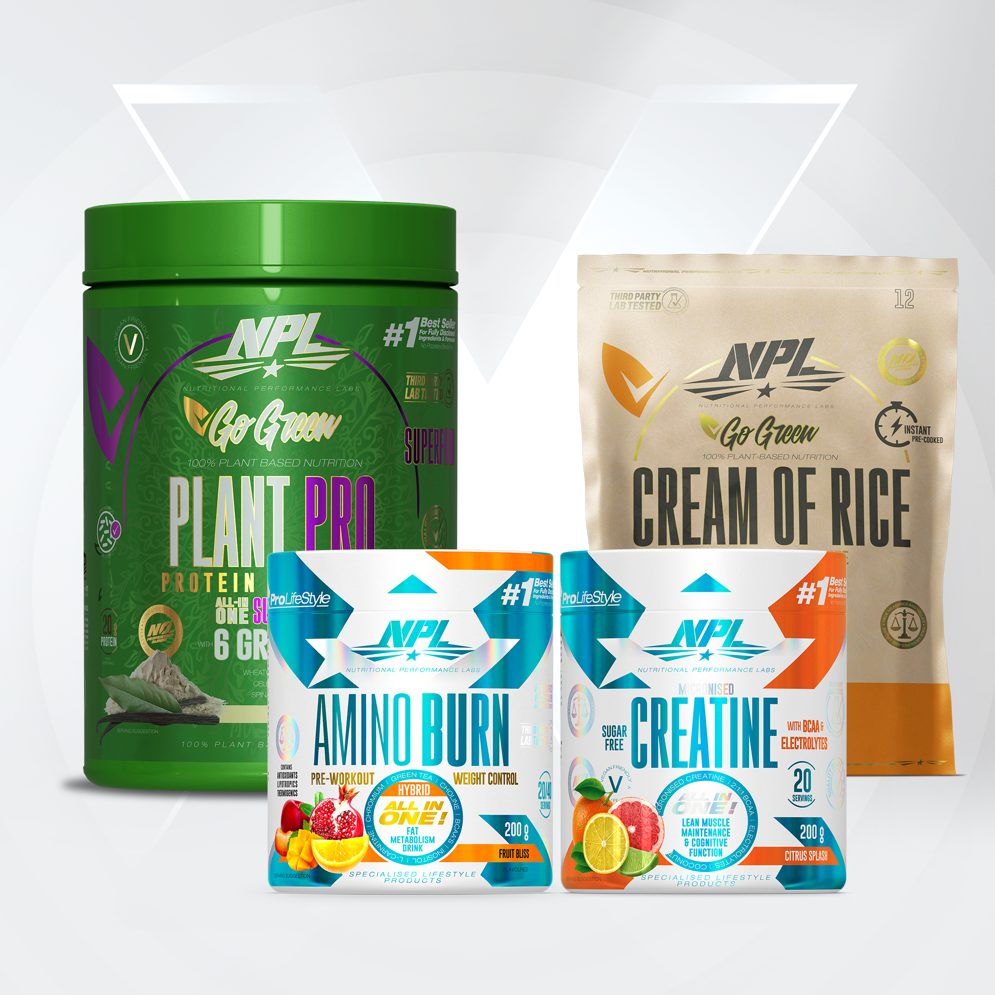 BodyRev X | Plant Power Stack - Nutritional Performance Labs