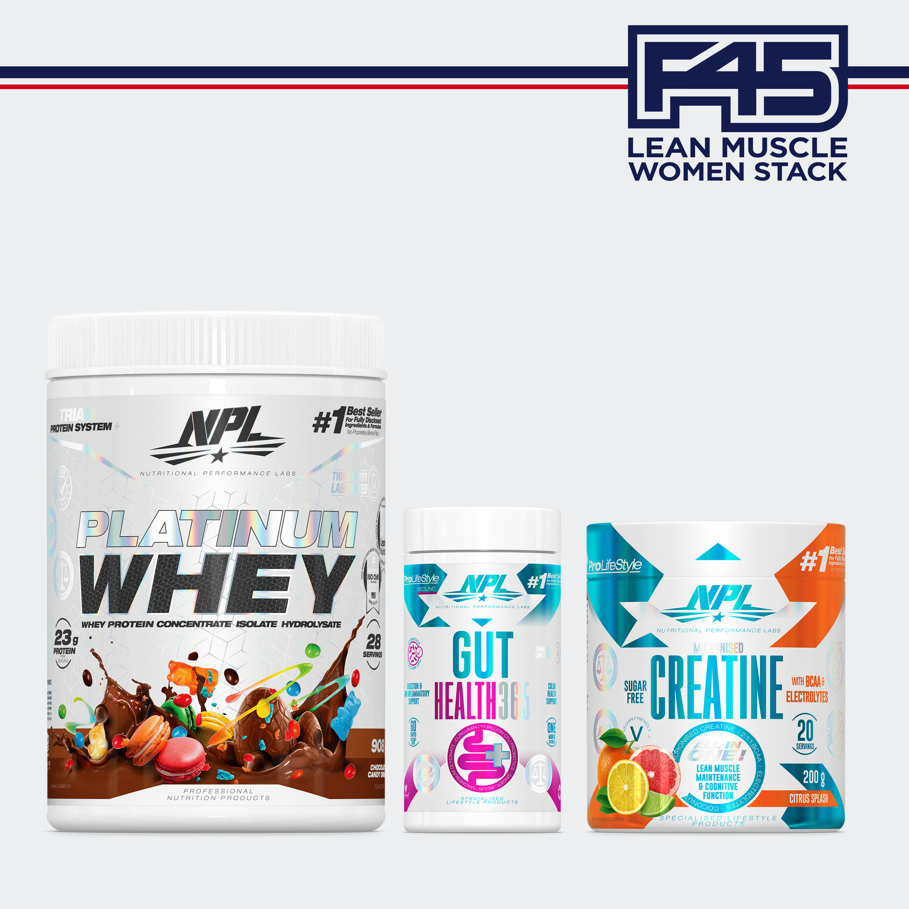 NPL x F45 | Women's Lean Muscle Stack - Nutritional Performance Labs