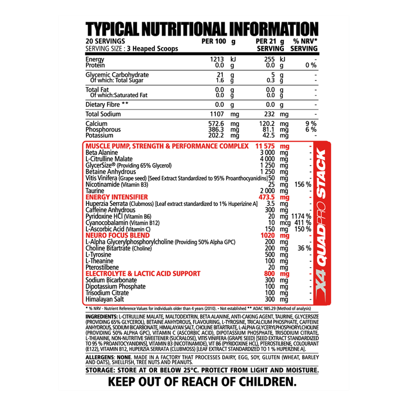 N.O Charge Pre-Workout - NPL Pre Workout - Nutritional Performance Labs