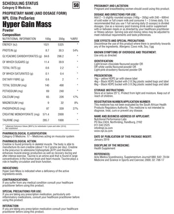 Hyper Gain Mass Gainer - Nutritional Performance Labs