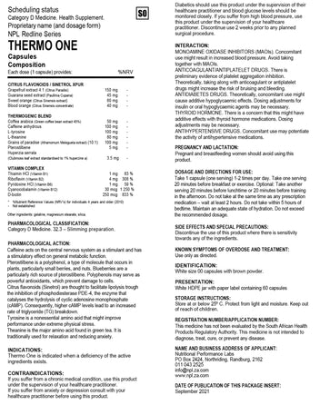 Nutritional Information and Package inserts - Nutritional Performance Labs