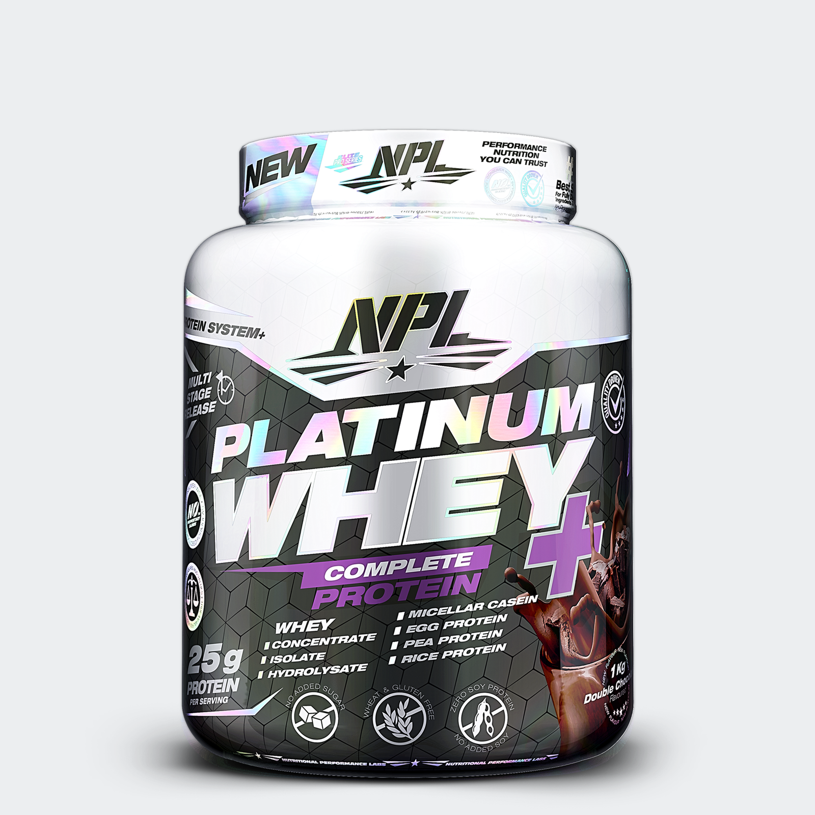 NPL Platinum Whey + Protein Shake - 1kg / Caramel Fudge - Nutritional ...